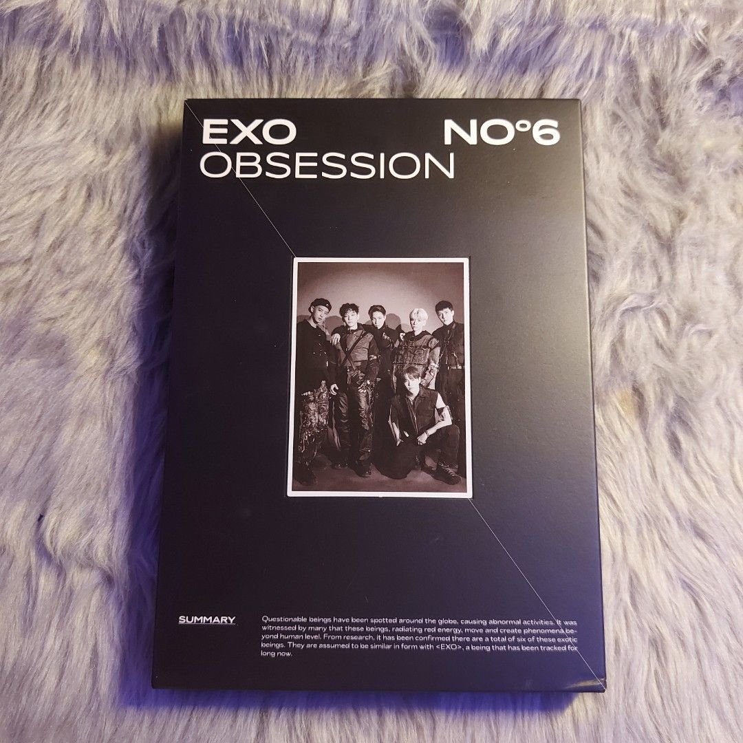 FS EXO OBSESSION ALBUM - Obsession Ver, Hobbies & Toys, Memorabilia ...