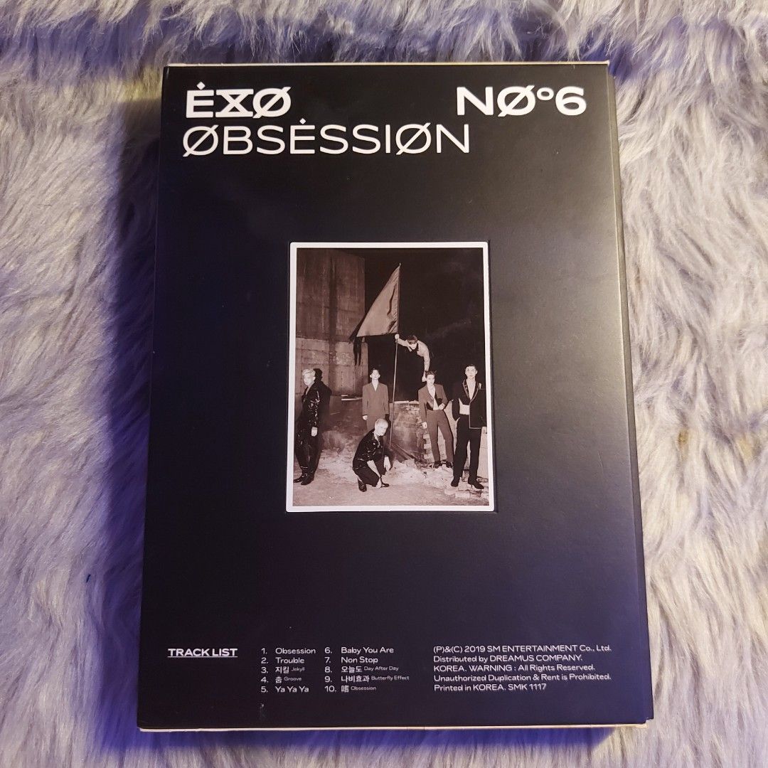 FS EXO OBSESSION ALBUM - Obsession Ver, Hobbies & Toys, Memorabilia ...