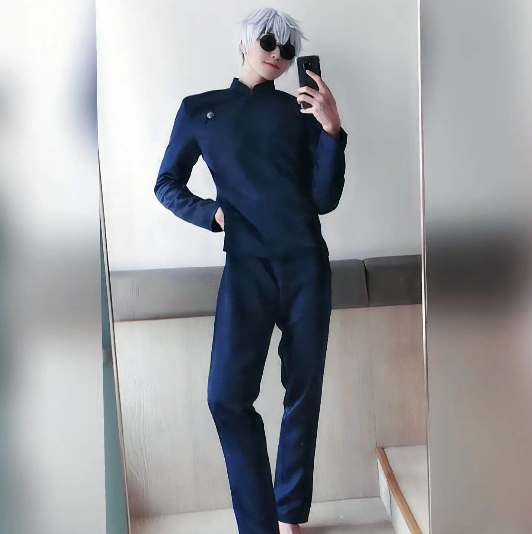 Gojo satoru Jujutsu kaisen cosplay costume, Hobbies & Toys, Memorabilia ...