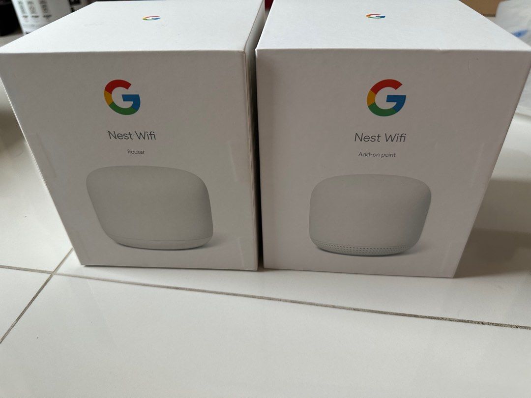 Google Nest Wifi (Router + Add-on point), Computers & Tech, Parts & Accessories, Networking on ...