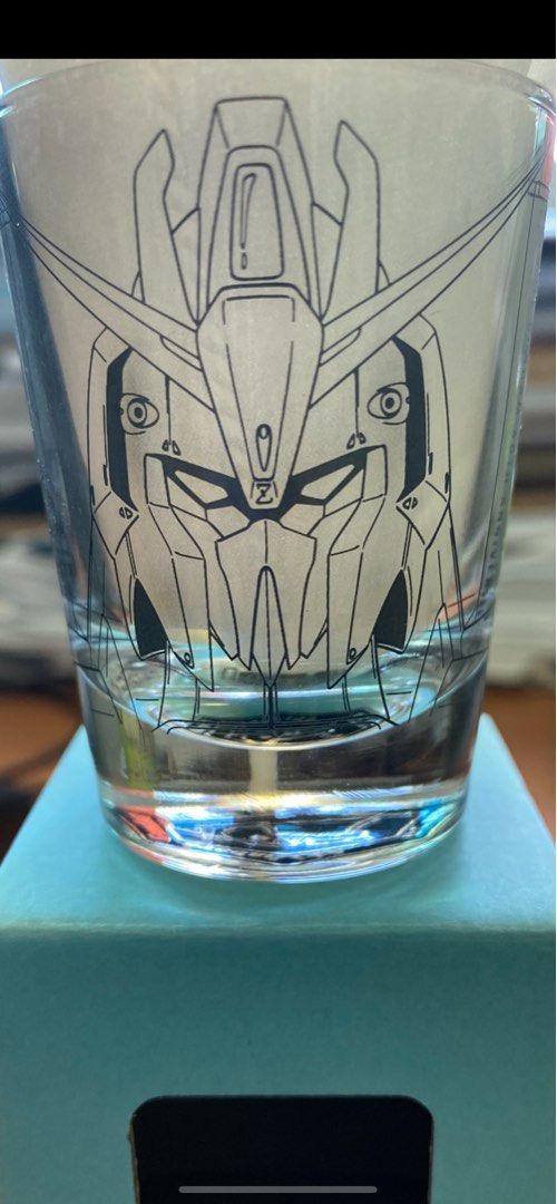 Gundam Cafe Limited Shot Glass, Hobbies & Toys, Toys & Games on Carousell