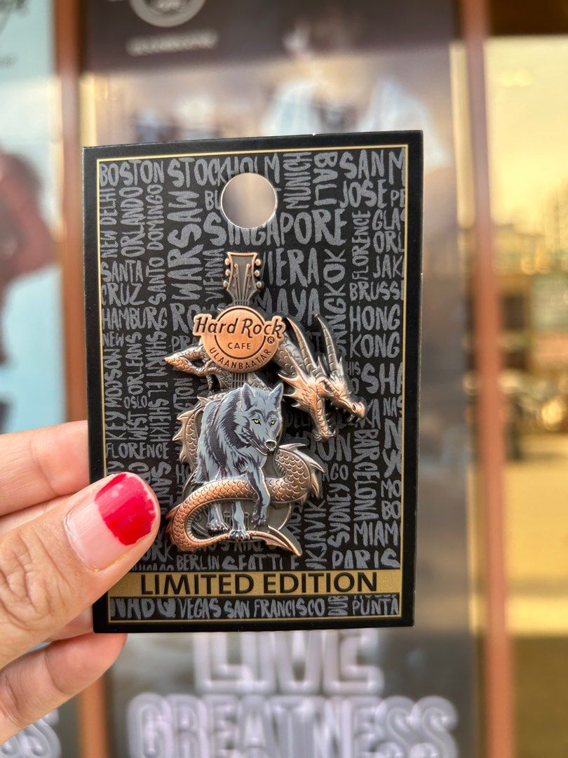 Hard Rock Pin Mongolia, Hobbies & Toys, Collectibles & Memorabilia, Fan ...