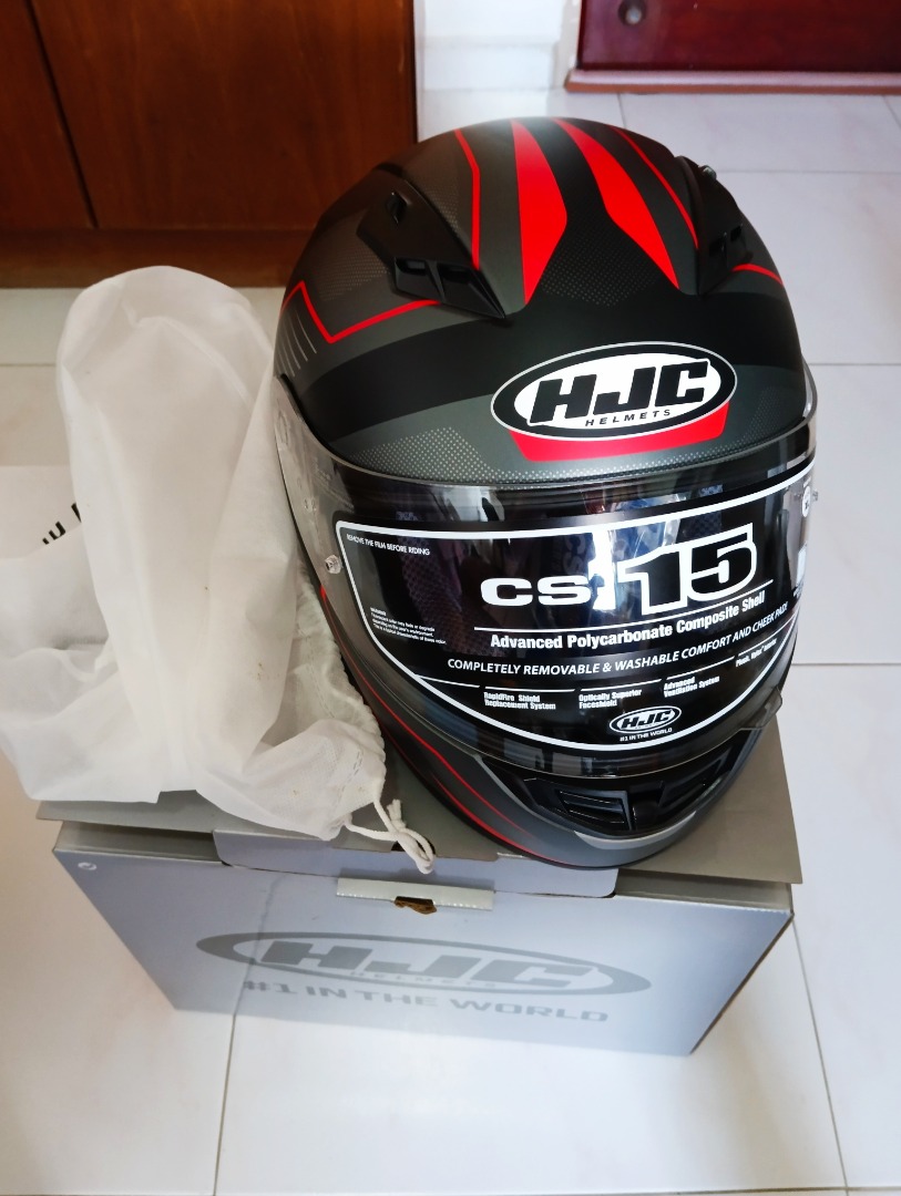 HJC CS-15 Motorcycle Full Face Helmet XL, Motorcycles, Motorcycle ...