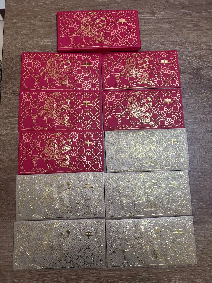 HSBC red and gold ang pows (red packets), Hobbies & Toys, Stationery ...