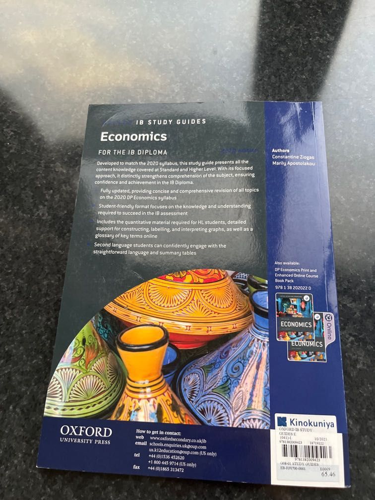 IB DP Oxford Economics Study Guide, Hobbies & Toys, Books & Magazines ...