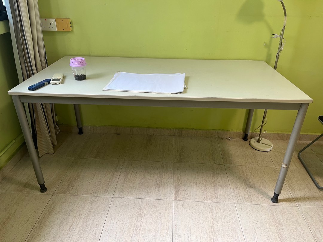 Ikea Big study table, Everything Else on Carousell
