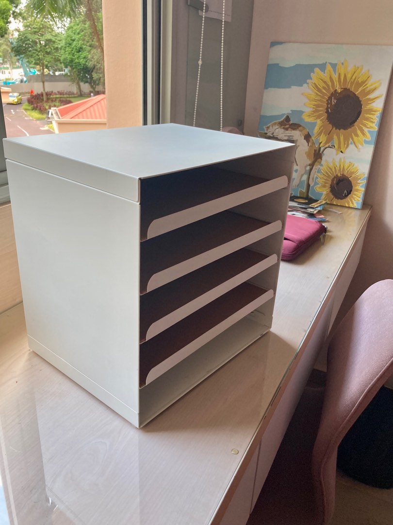 IKEA KVISSLE document tray, Furniture & Home Living, Furniture, Shelves ...