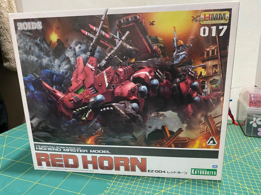 kotobukiya hmm zoids red horn, Hobbies & Toys, Toys & Games on Carousell