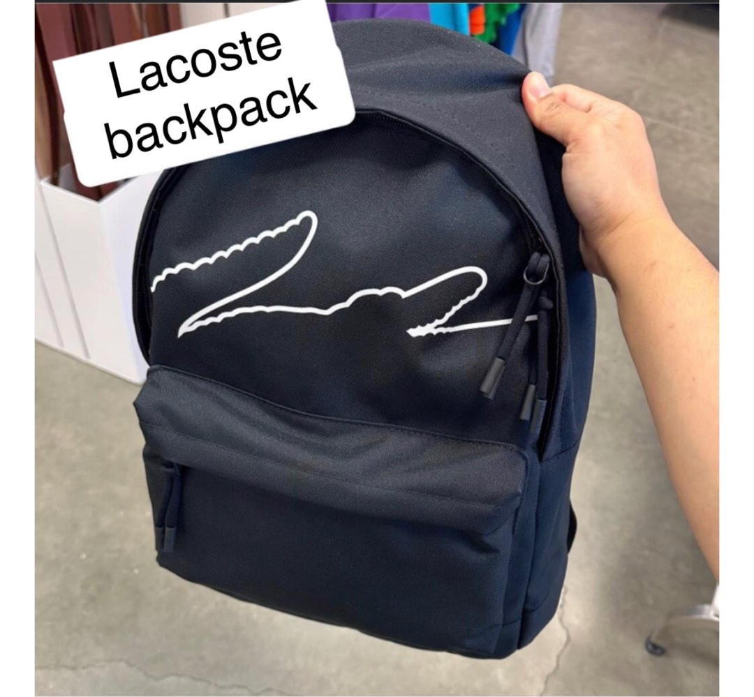 Lacoste backpack, Men's Fashion, Bags, Backpacks on Carousell