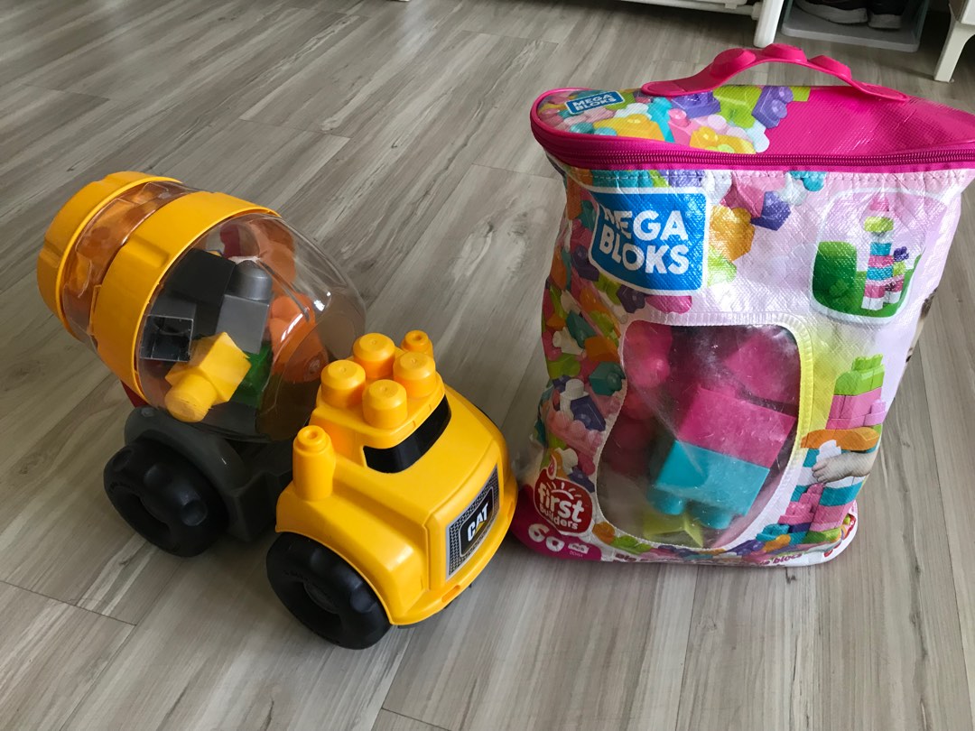 Lego mixer truck and Lego set, Babies & Kids, Infant Playtime on Carousell