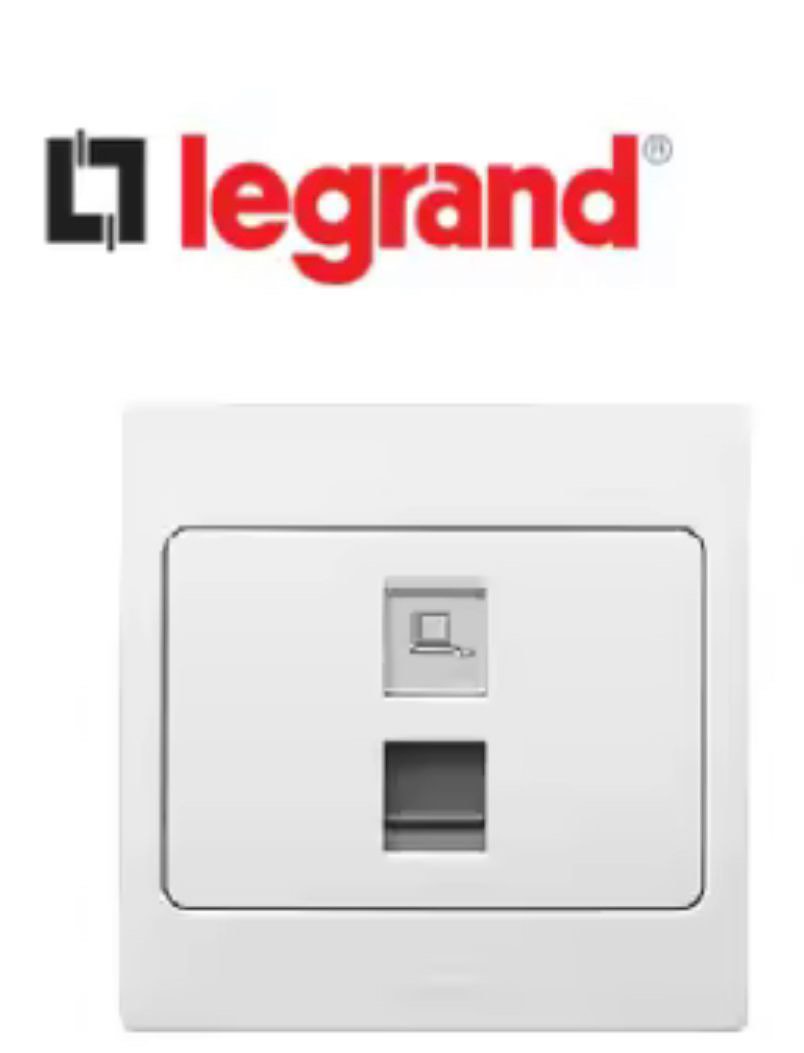 Legrand Data RJ45 Network Socket Switch Mallia, TV & Home Appliances, Electrical, Adaptors ...
