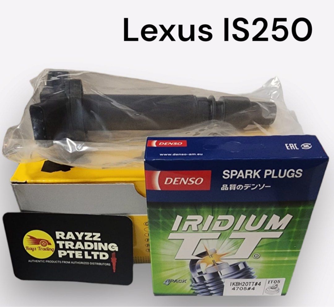 Lexus IS250 Toyota mark X 6x ignition coils and spark plugs set, Car ...