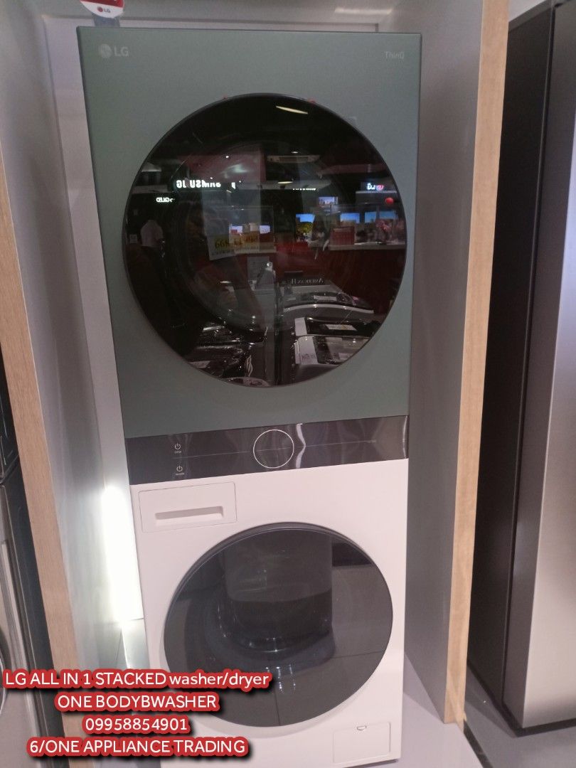 LG ONE BODY WASHER / STACKABLE NEW MODEL, TV & Home Appliances, Washing ...