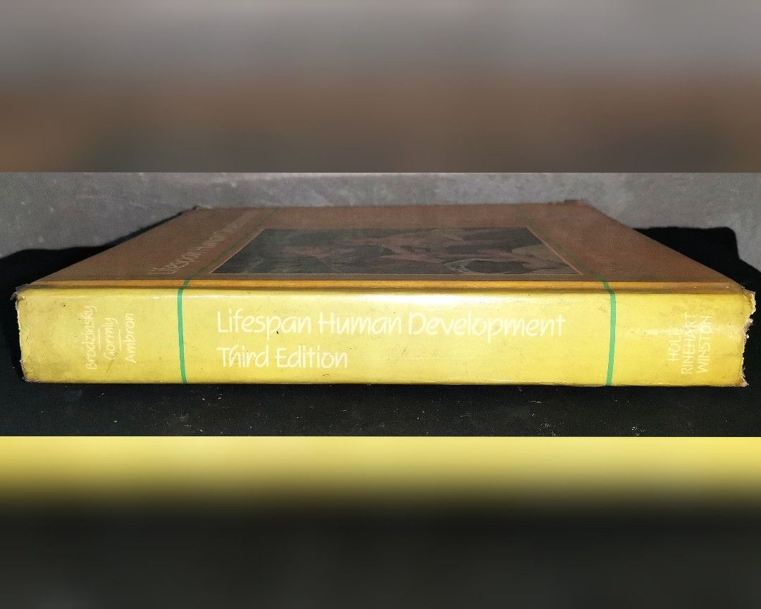 Lifespan Human Development (3rd Edition) by By Brodzinsky/Gormly/Ambron ...