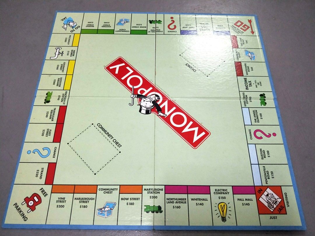 Lightly Used Monopoly Board, Hobbies & Toys, Toys & Games on Carousell