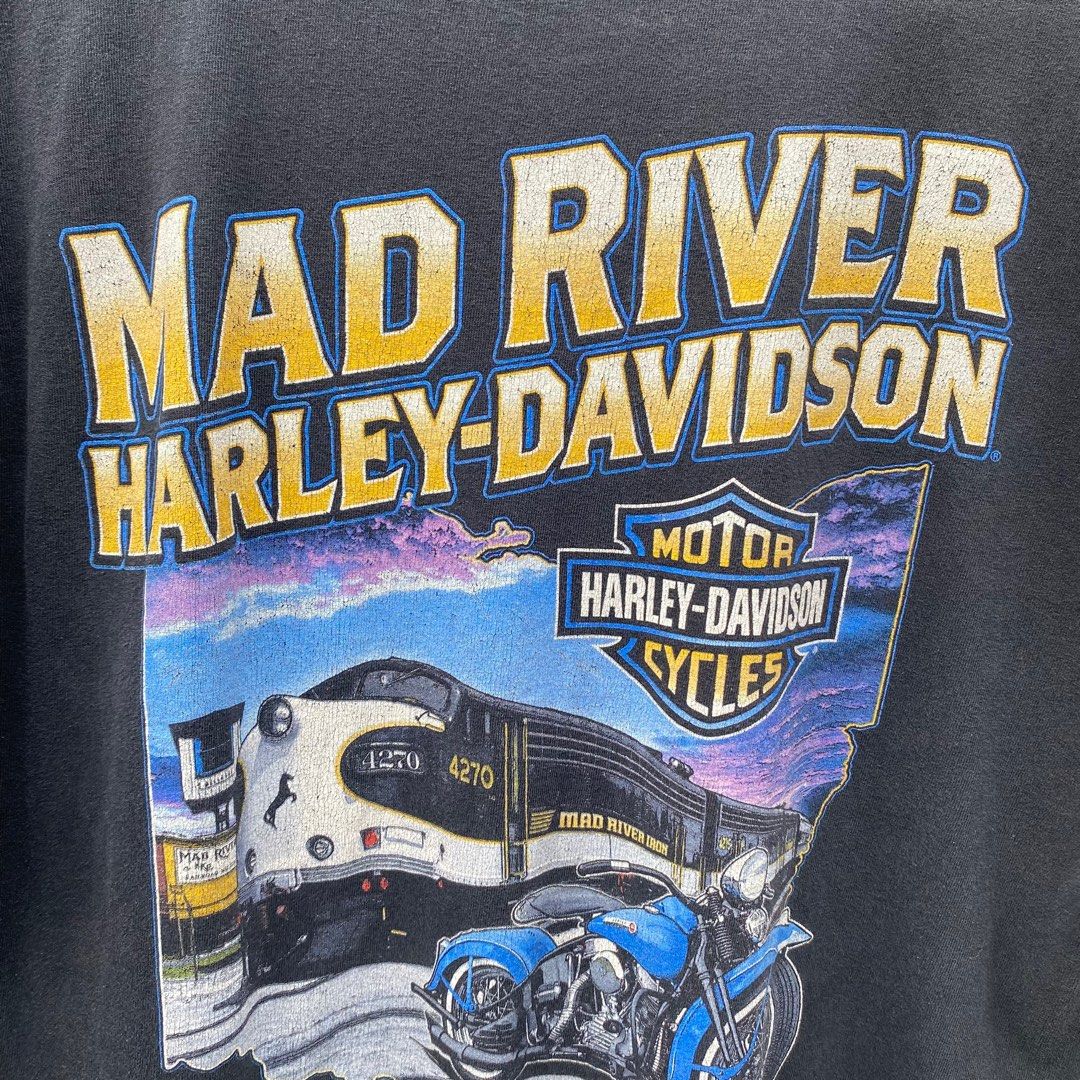 MAD RIVER HARLEY DAVIDSON, Men's Fashion, Tops & Sets, Tshirts & Polo ...
