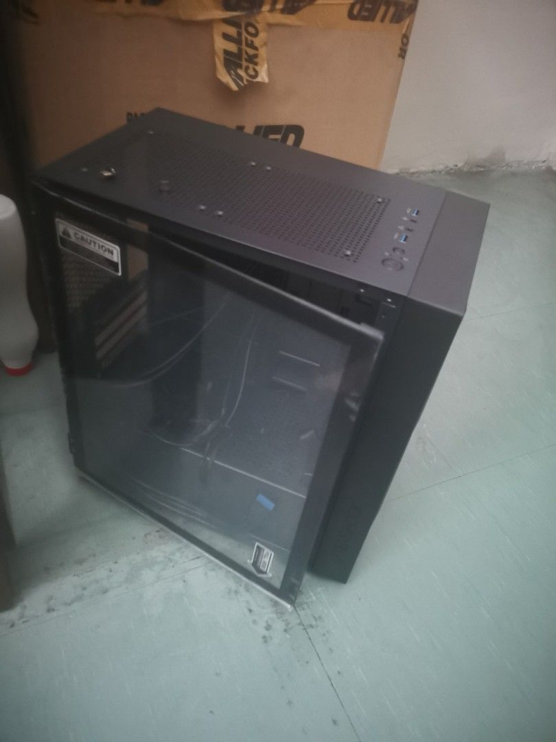 MATX PC case including 3 fan and CPU cooler, Computers & Tech, Desktops ...