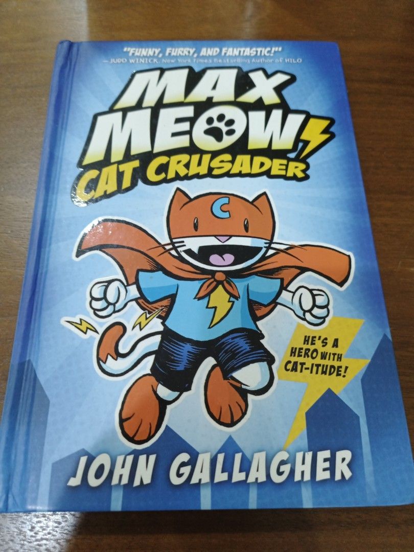 Max Meow Cat Crusader, Hobbies & Toys, Books & Magazines, Children's ...