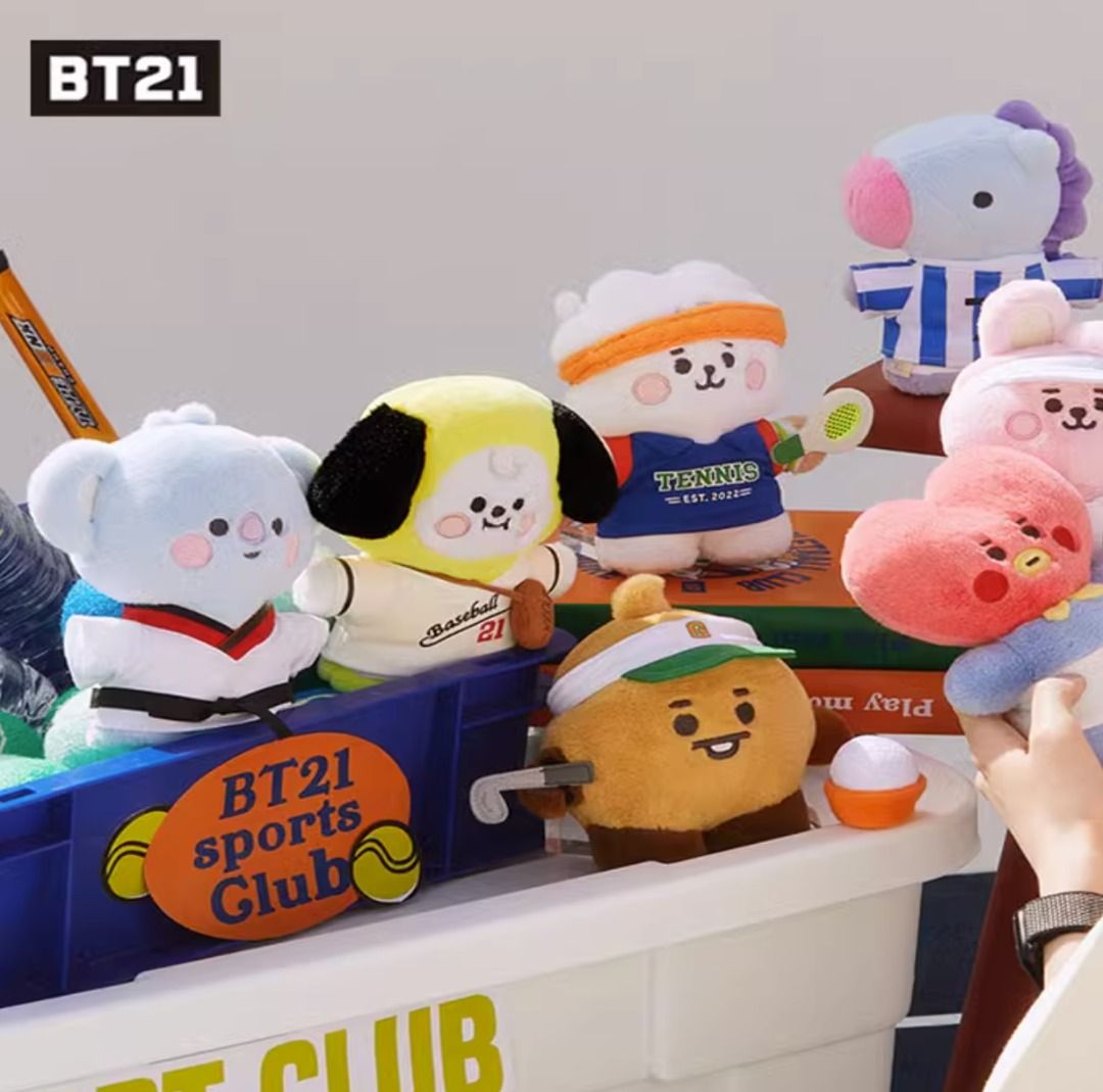 May release - Official BT21 Sports Club Plushie, Hobbies & Toys ...
