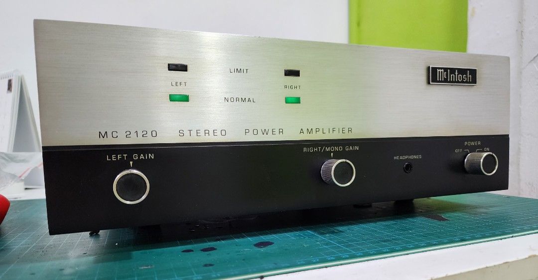 Mcintosh mc2120 power amplifier, Audio, Soundbars, Speakers ...