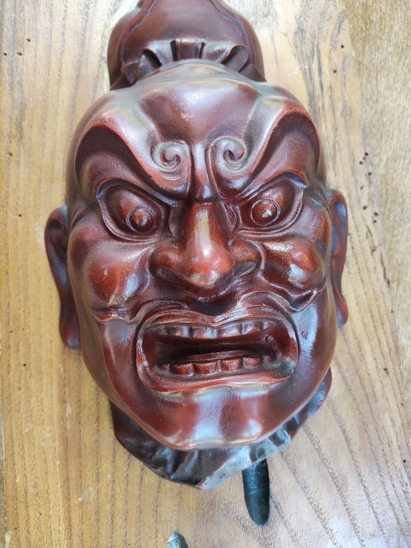 Metal Agyo Mask, Hobbies & Toys, Memorabilia & Collectibles, Vintage ...