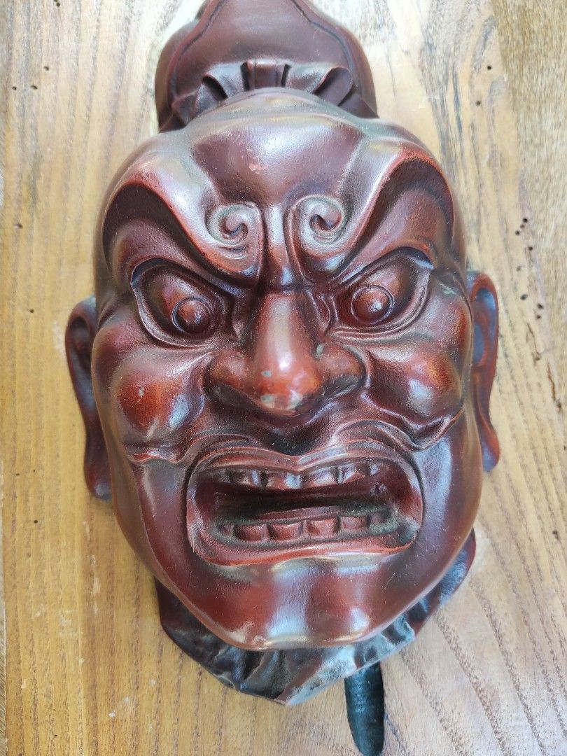 Metal Agyo Mask, Hobbies & Toys, Memorabilia & Collectibles, Vintage ...