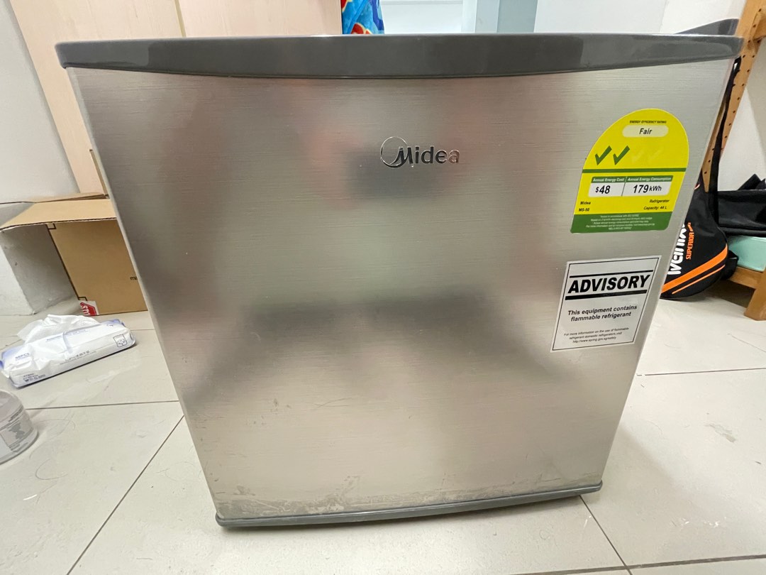 Midea Silver Stainless Steel MS-50 44L Home and Office Mini Bar ...