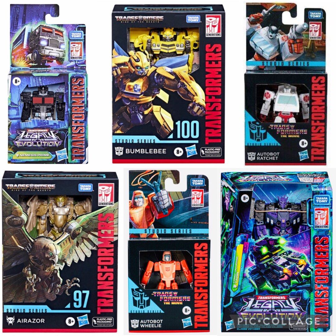 MISB Transformers Studio Series Core Ratchet, Wheelie, Nemesis Prime ...