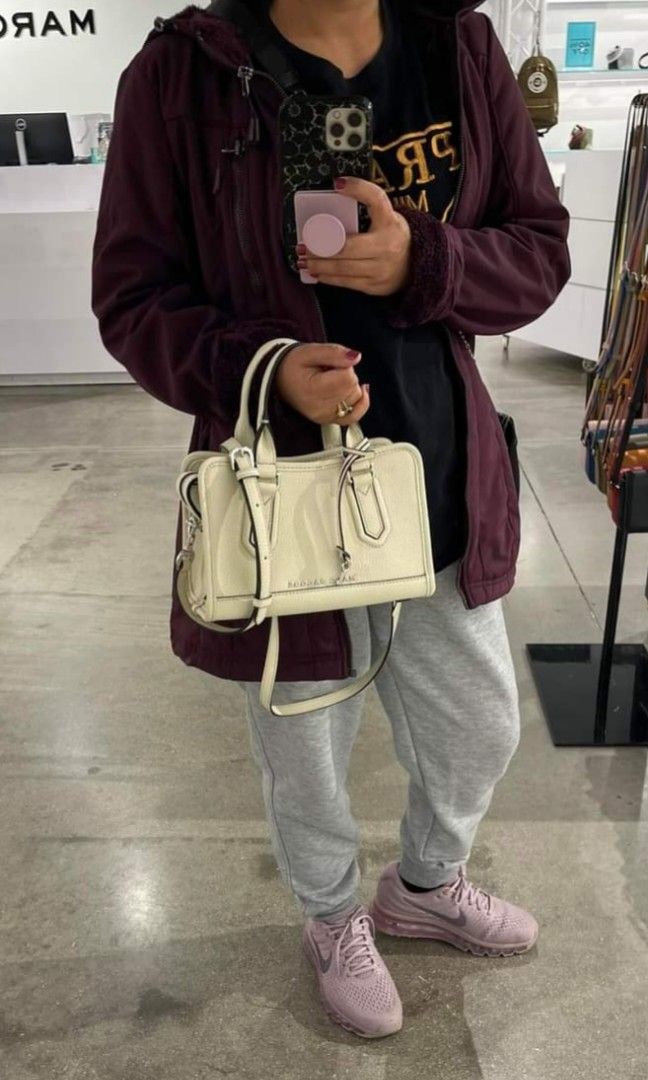 MJ Small Drifter Satchel in Marshmallow, Luxury, Bags & Wallets on ...