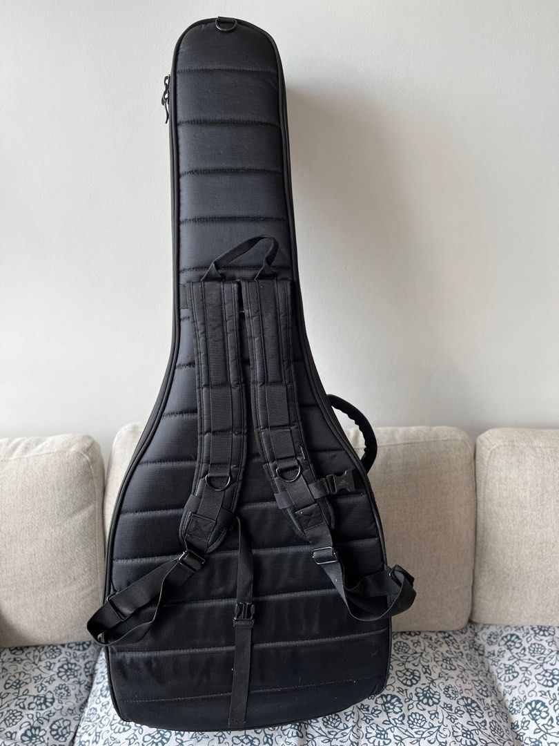 MONO Classic Dual Semi-Hollow/Electric Guitar Case, Black, Hobbies & Toys, Music & Media, Music ...