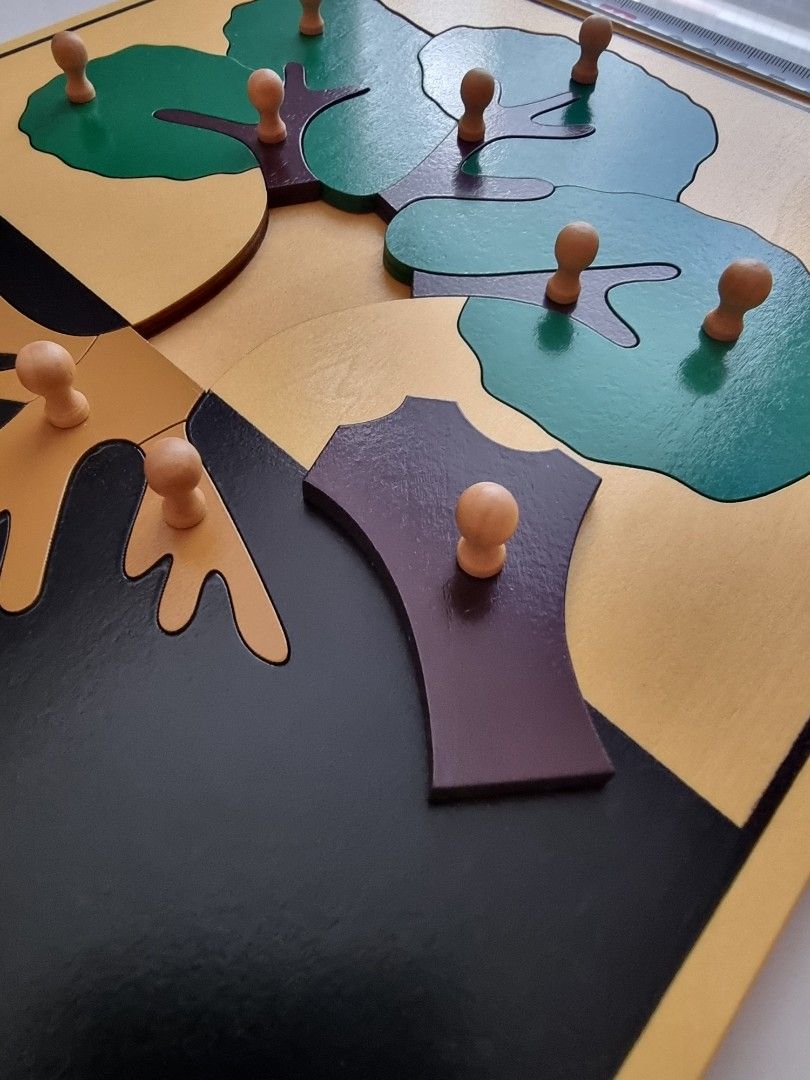 Montessori Botany Puzzles: Leaf and Tree, Hobbies & Toys, Toys & Games ...