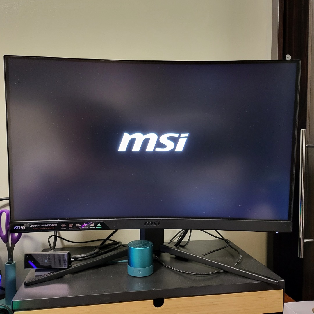 MSI Optix MAG241C Curved Gaming display monitor 23.6" (1500R) FHD 144Hz ...