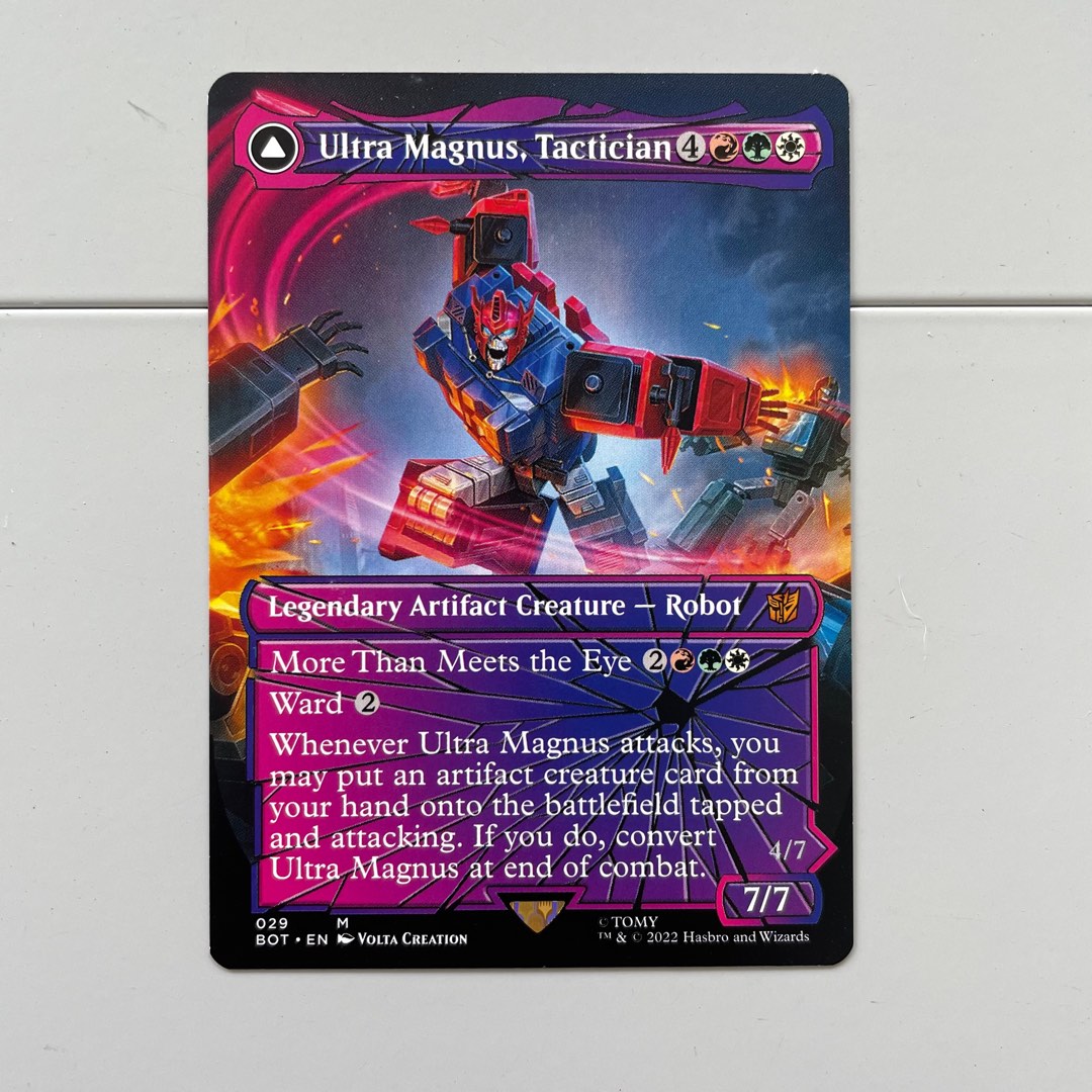 MTG Magic The Gathering Transformers Ultra Magnus + 9 other Mythic set ...