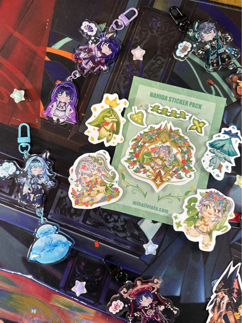 Nahida Genshin Impact Waterproof Vinyl Sticker Pack, Hobbies & Toys ...