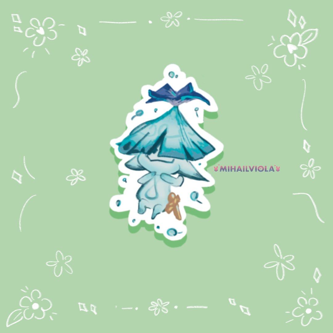 Nahida Genshin Impact Waterproof Vinyl Sticker Pack, Hobbies & Toys ...