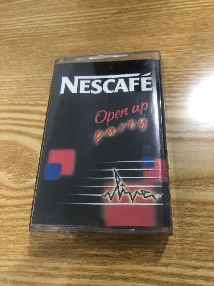 Nescafe Open Up Party OPM Cassette Tape VA (Eraserheads, Rivermaya ...