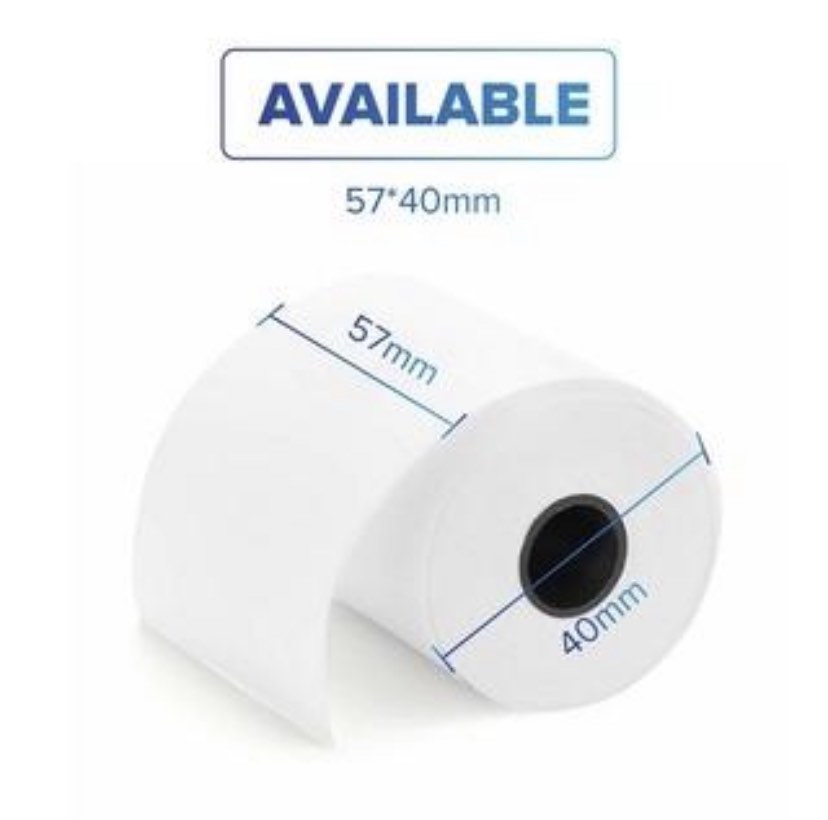 Nets receipt Thermal Paper Roll 57mm x 40mm Receipt Roll For Grab Order ...
