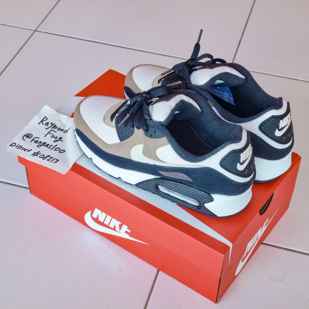 [NEW] Nike Air Max 90 / Airmax 90 US 7.5 "Bone Khaki / Baroque Brown ...
