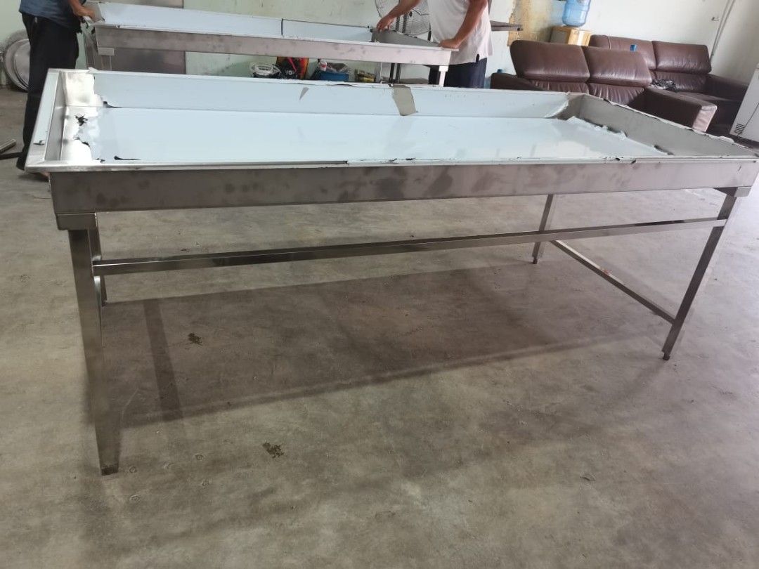 NEW STAINLESS STEEL DISPLAY MINIMART SEAFOOD FISH VEGETABLE SORTING ...