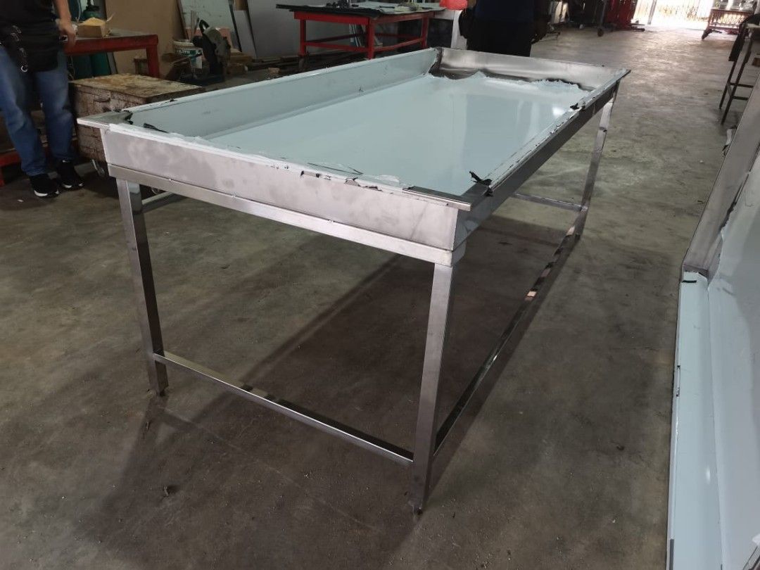 NEW STAINLESS STEEL DISPLAY MINIMART SEAFOOD FISH VEGETABLE SORTING ...