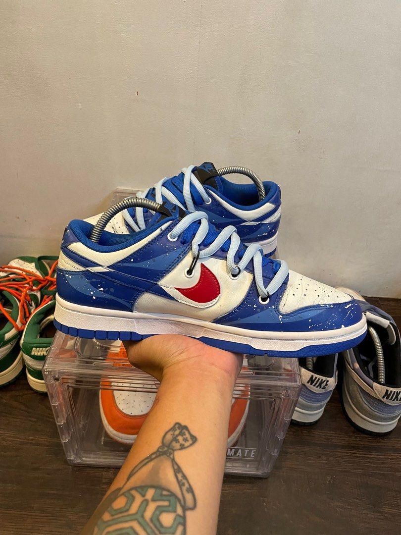 Nike Dunk Low Hyper Cobalt Pepsi Custom on Carousell