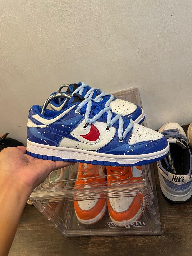 Nike Dunk Low Hyper Cobalt Pepsi Custom on Carousell