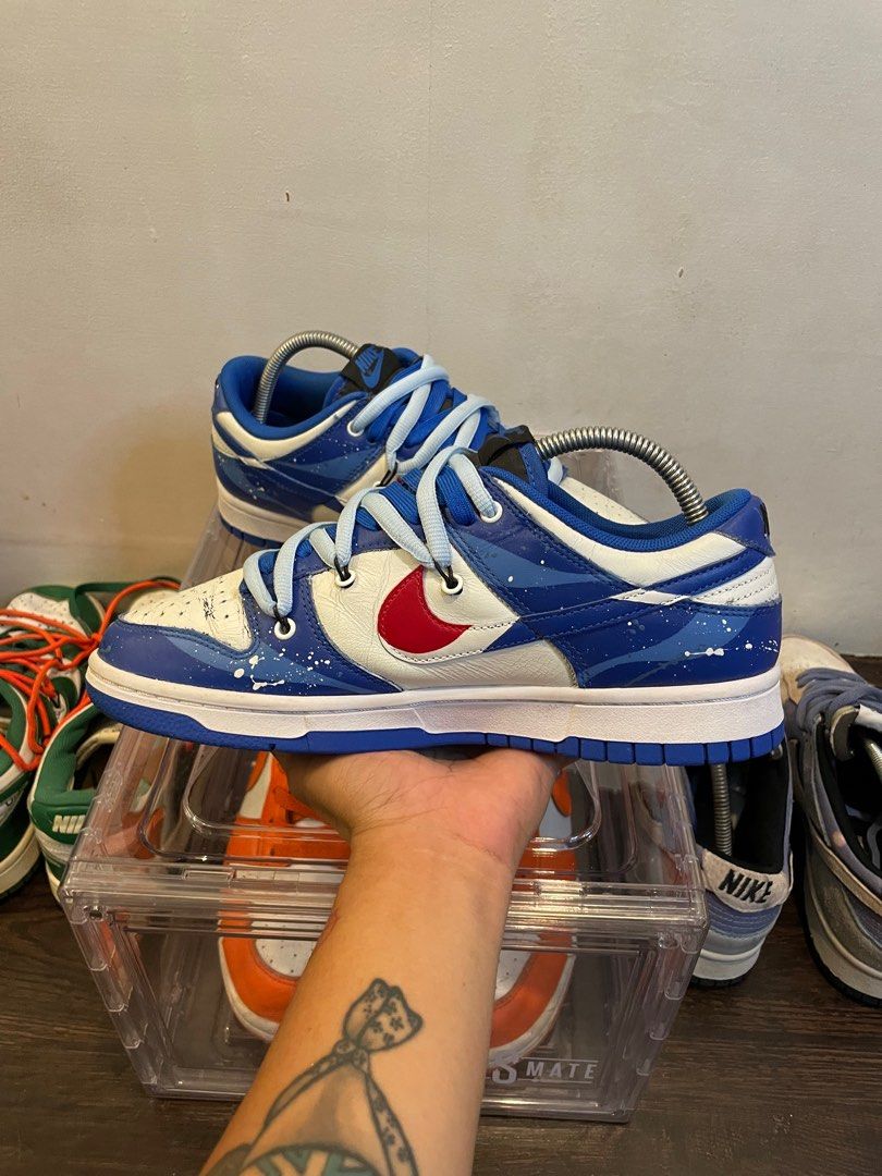 Nike Dunk Low Hyper Cobalt Pepsi Custom on Carousell