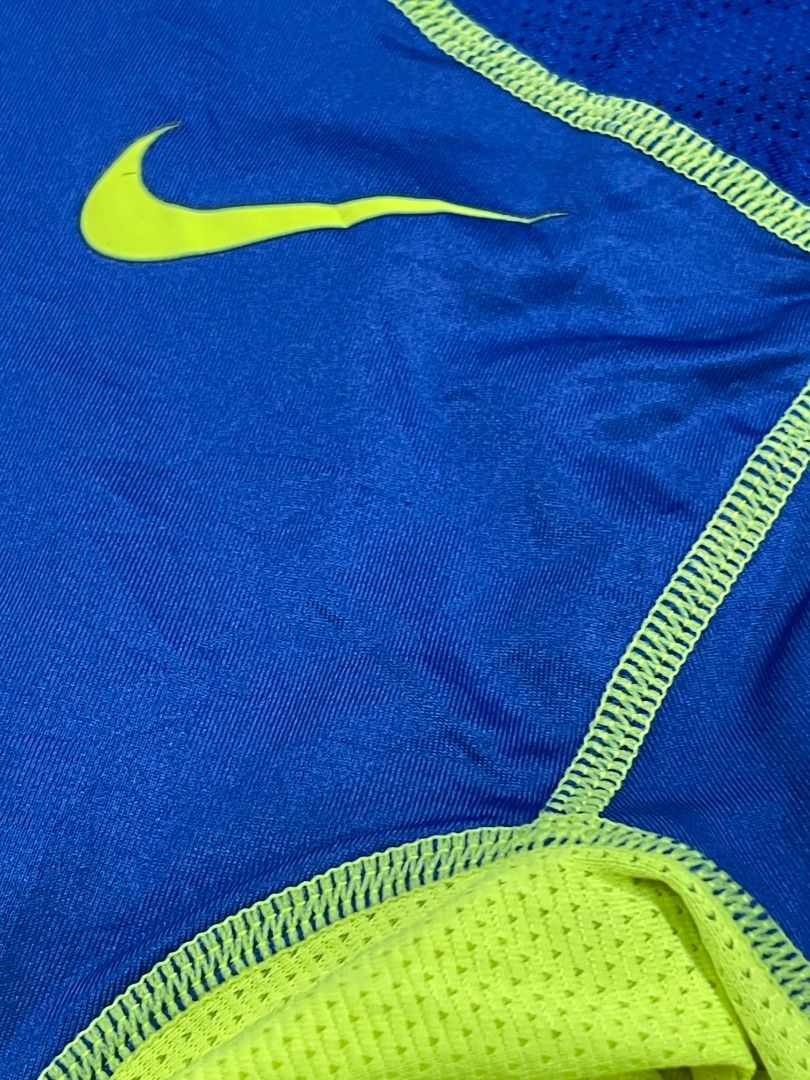 Nike Pro Combat Blue Compression #CT Used, Men's Fashion, Activewear on ...