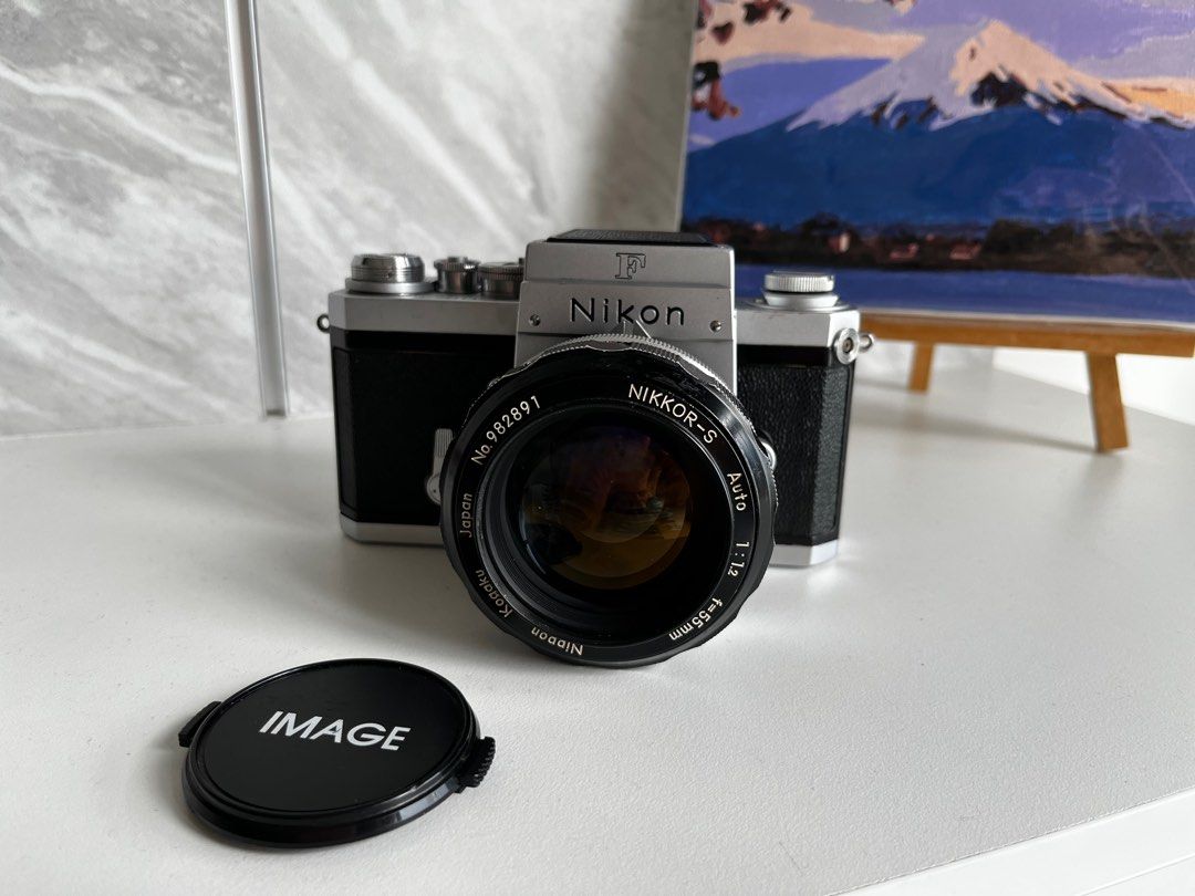 Rare Nikon F: 1959 Ancestor of all SLR + Super Quick Lens F1.2 ...