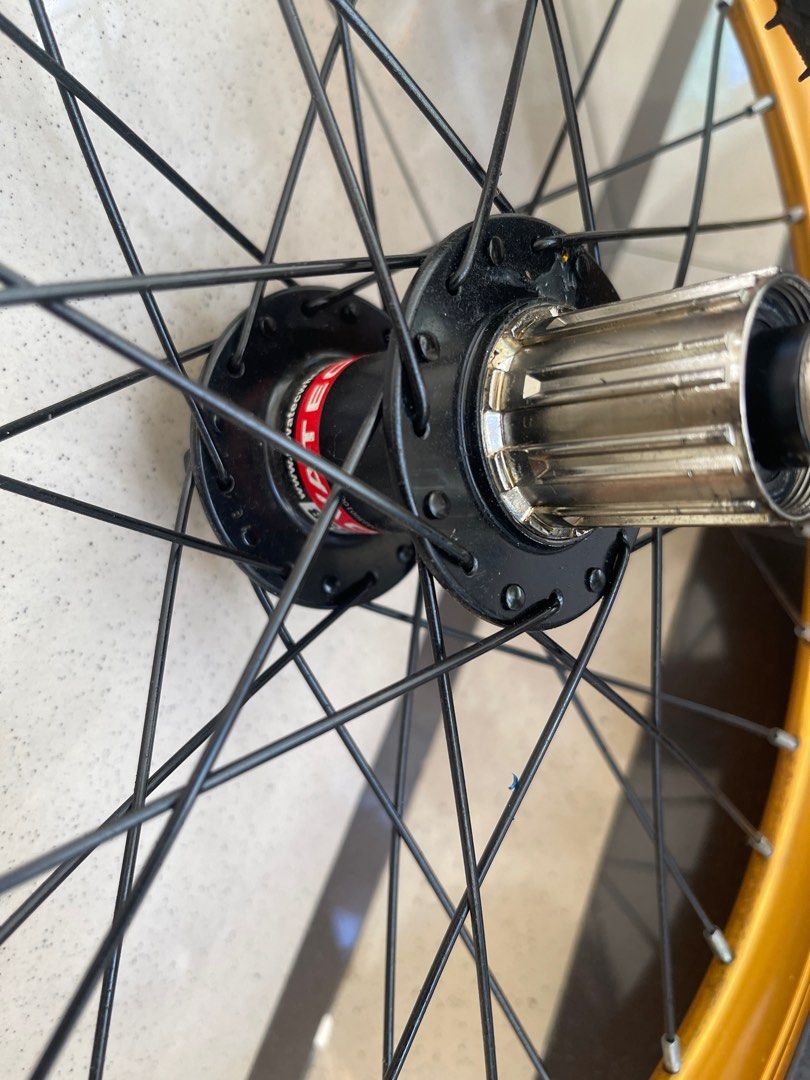 Novatec 20 inch wheel(gold edition), Sports Equipment, Bicycles & Parts ...