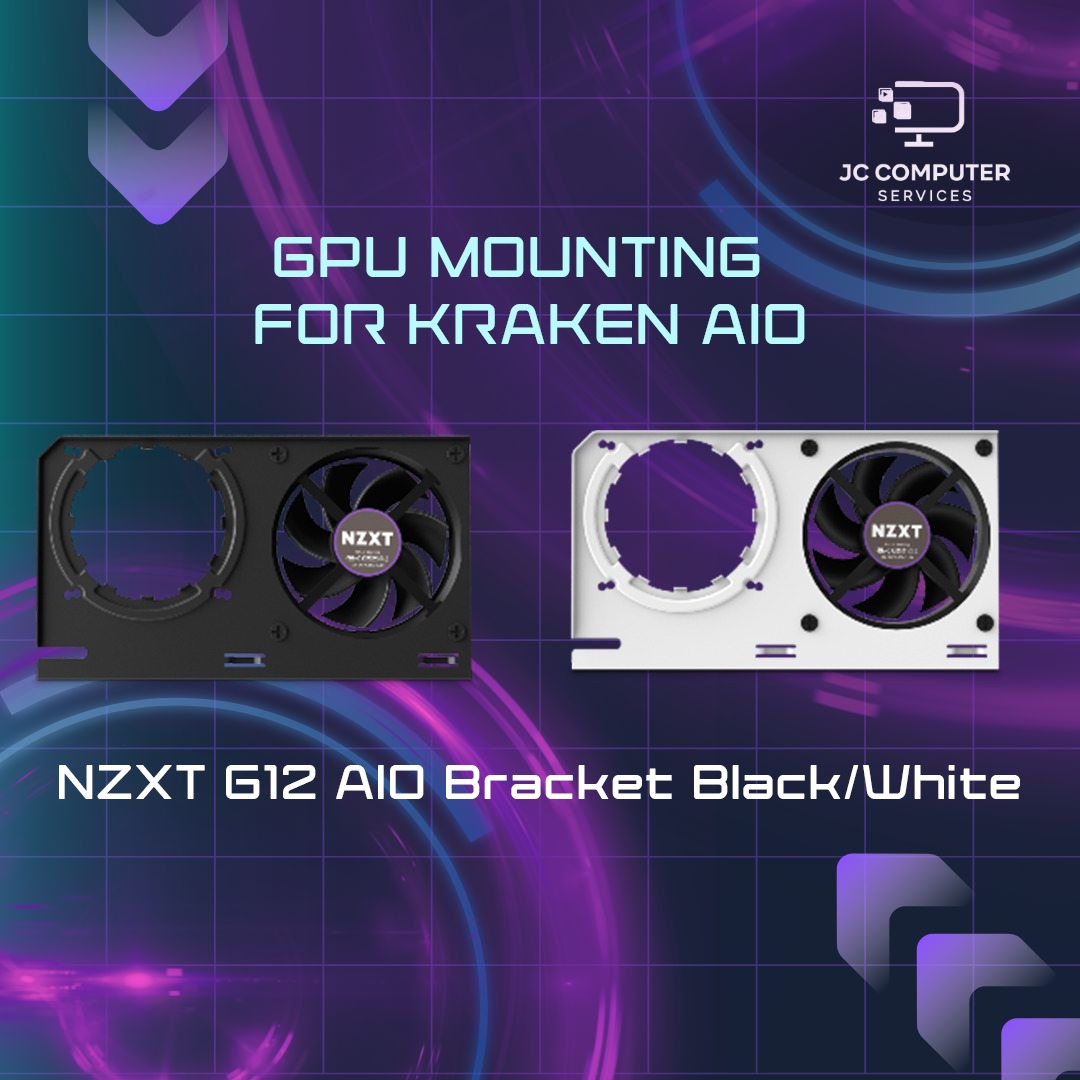 NZXT G12 AIO Bracket Black/White, Computers & Tech, Parts & Accessories ...