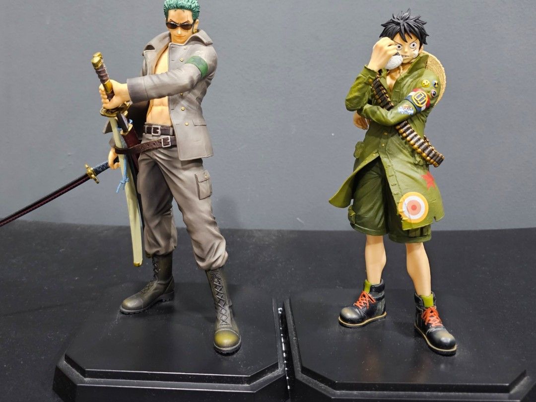 One piece Ichiban Kuji Military Style - Luffy and Zero Set, Hobbies ...