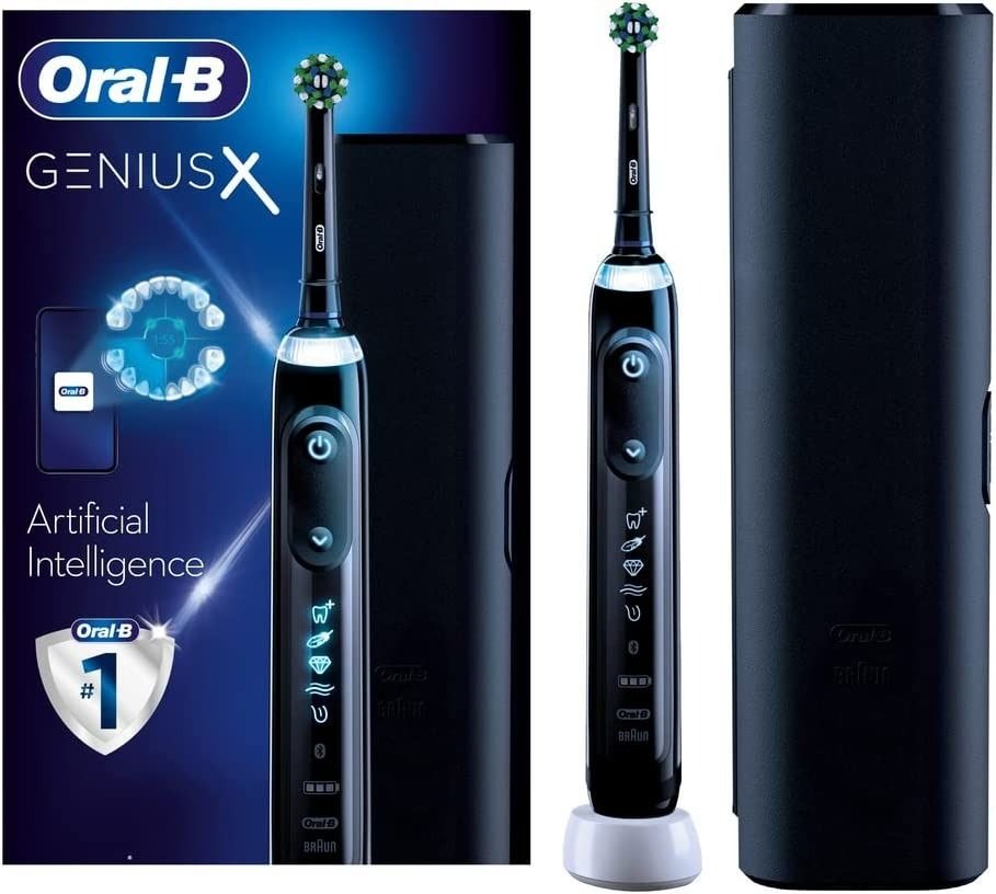Oral-B Genius X Electric Toothbrush with Artificial Intelligence, App ...