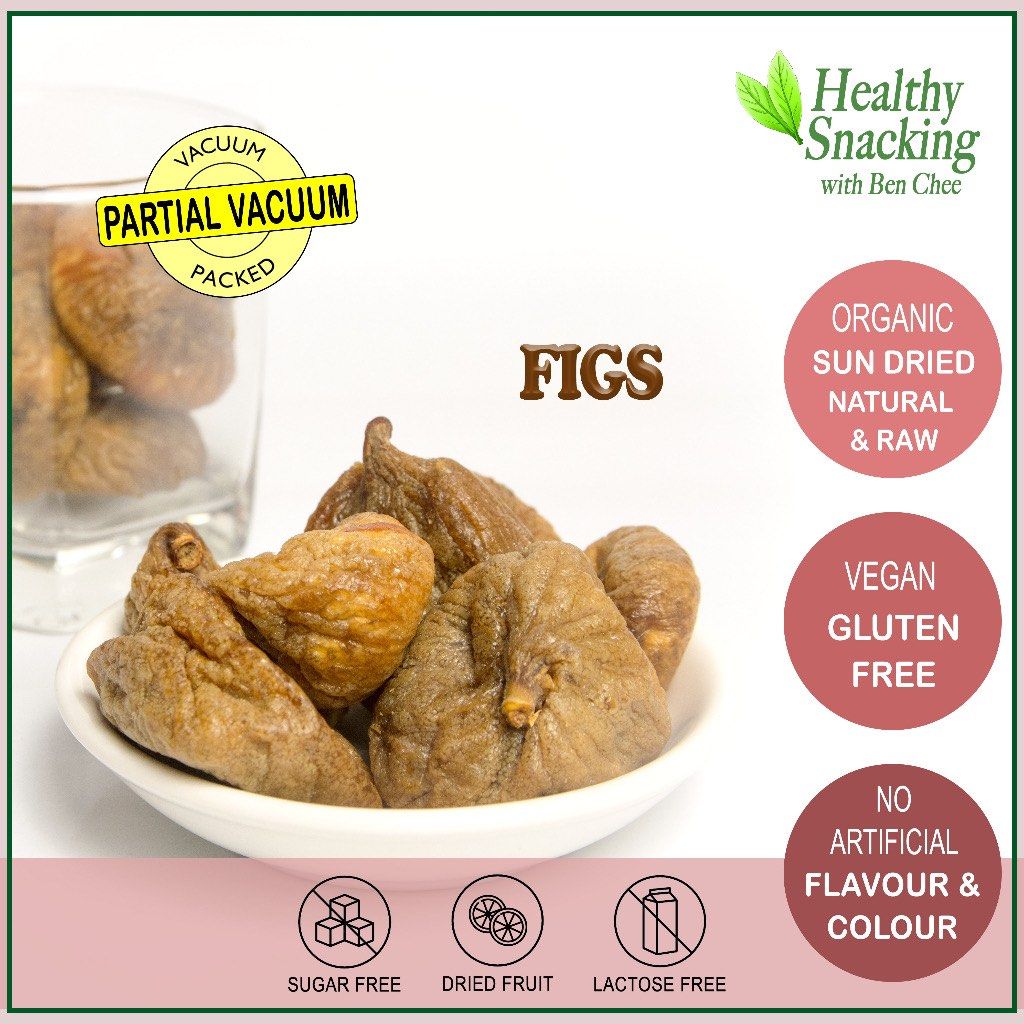 ORGANIC, Turkey Figs, Sun Dried, 1kg/500g/250g, Food & Drinks, Packaged ...